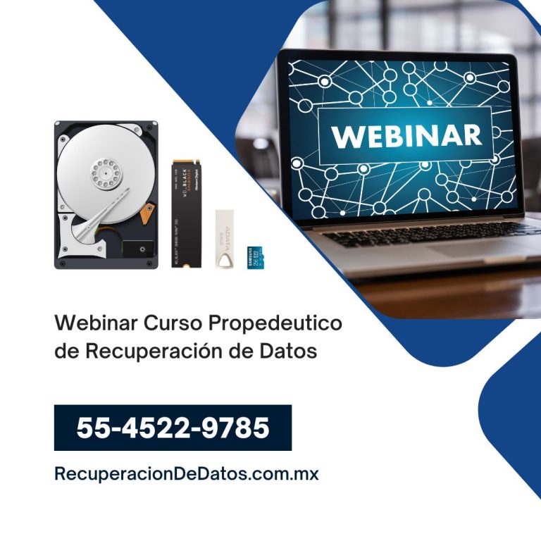 Curso de Recuperación de Datos – Aprende a Recuperar Archivos e Información perdidos Webinar ...